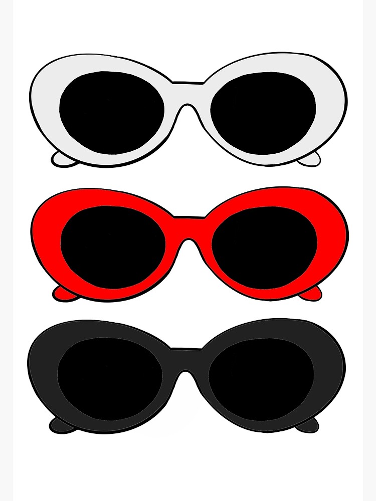 "Clout Goggles" Poster by emisnotcold | Redbubble