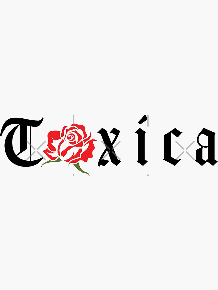 "toxica 3" Sticker for Sale by orchidgd | Redbubble