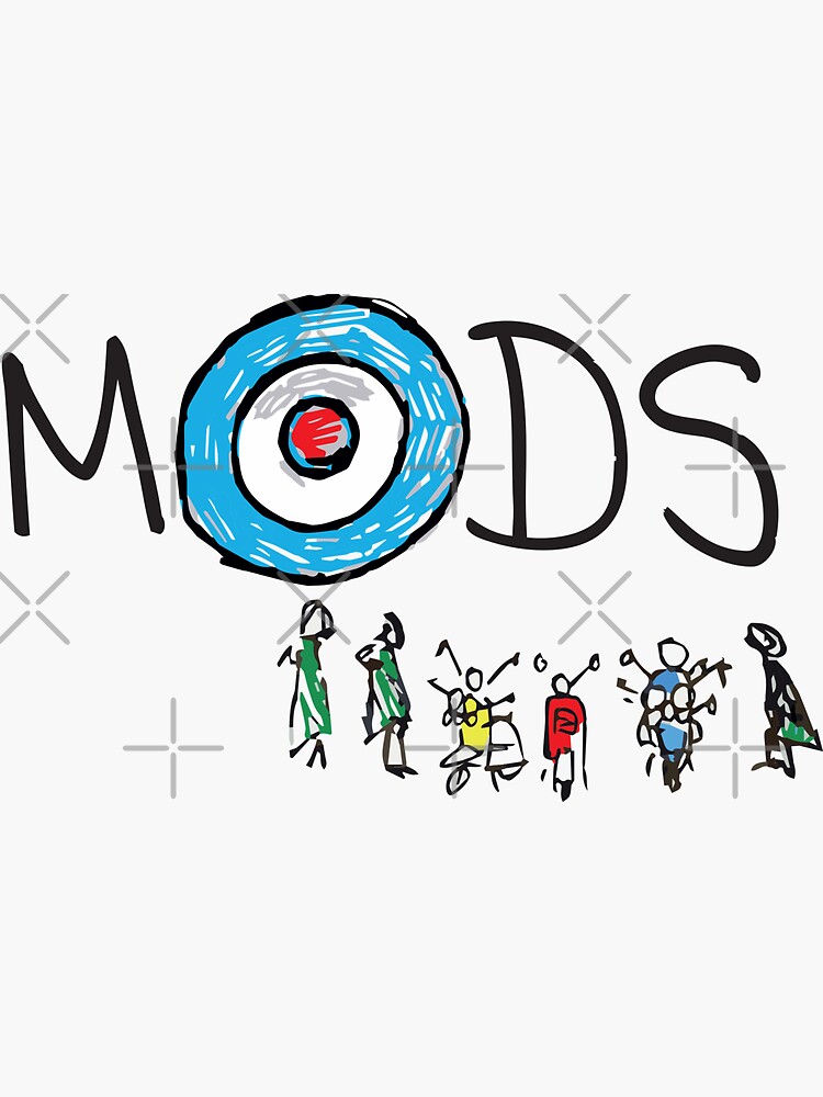 " MODS: LOGO" Sticker by FoleyPottery | Redbubble