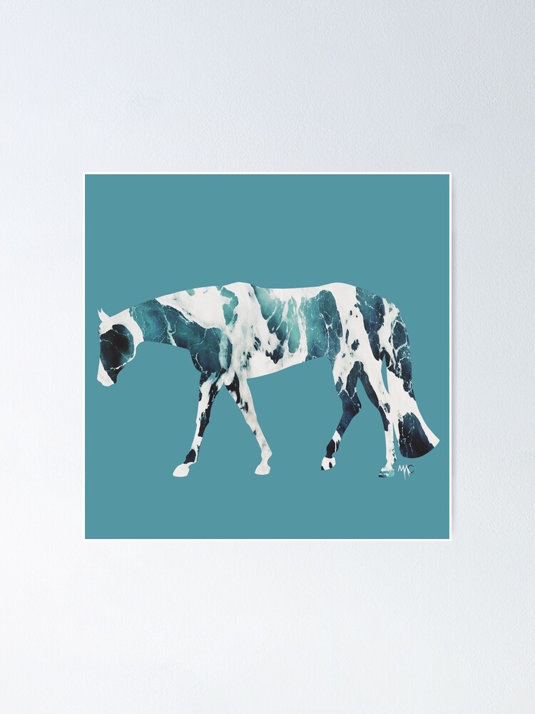 "Quarter Horse - Crackle" Poster by MariaAdriana | Redbubble