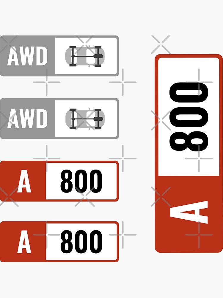 "Forza Class A, AWD, Sticker Pack" Sticker for Sale by supercar1 ...