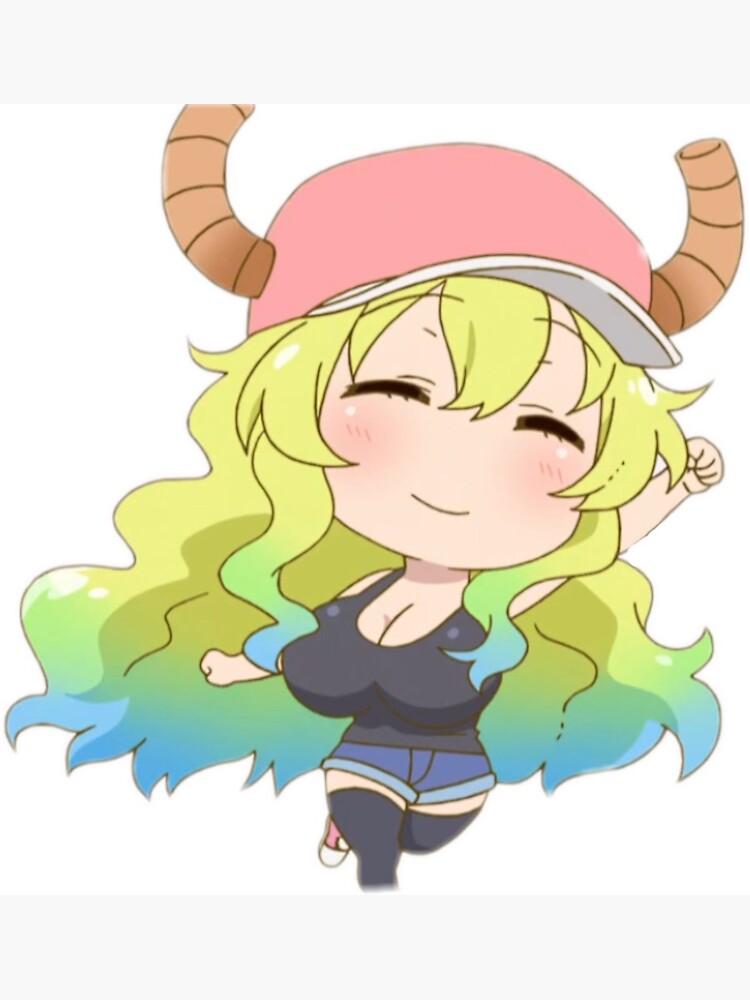 "Lucoa Chibi - Dragon Maid" Art Print by OldSpicy25 | Redbubble