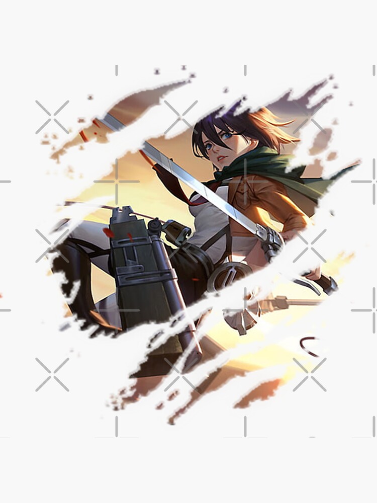 "Mikasa" Sticker by DEADWEIGHTS | Redbubble