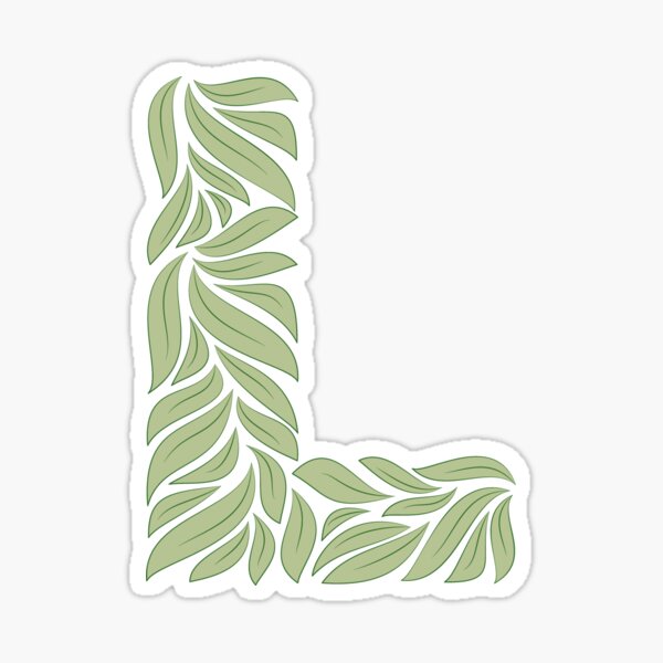 "Letter L" Sticker by NeteDesign | Redbubble