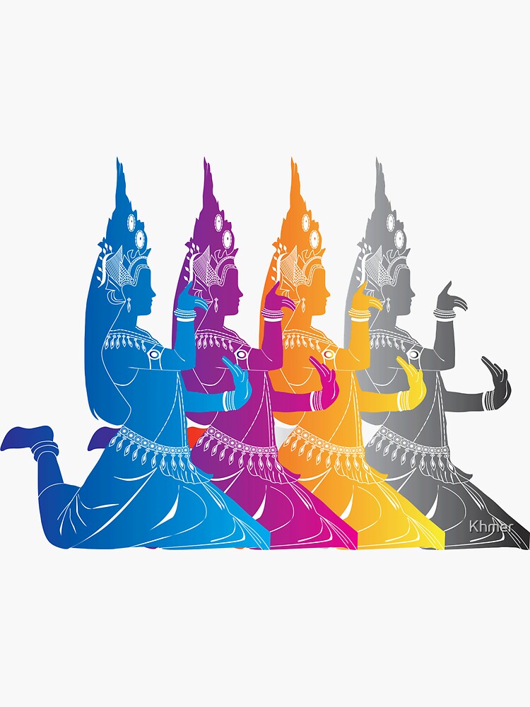 "Khmer Apsara Dancer" Sticker for Sale by Khmer | Redbubble