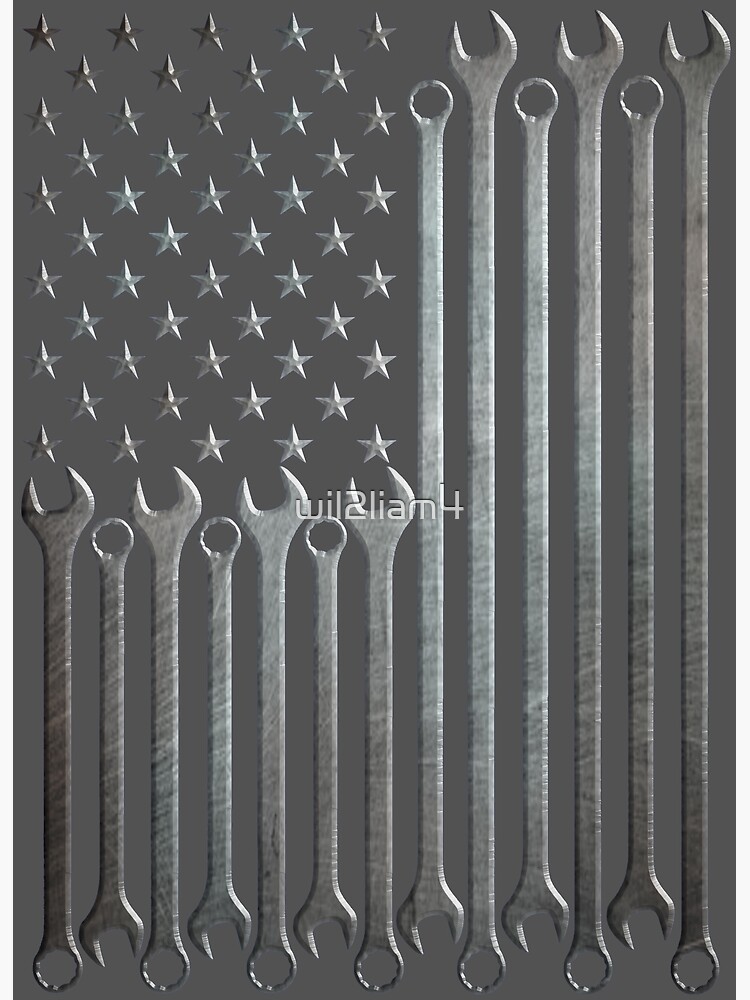 "Mechanics flag " Poster for Sale by wil2liam4 | Redbubble