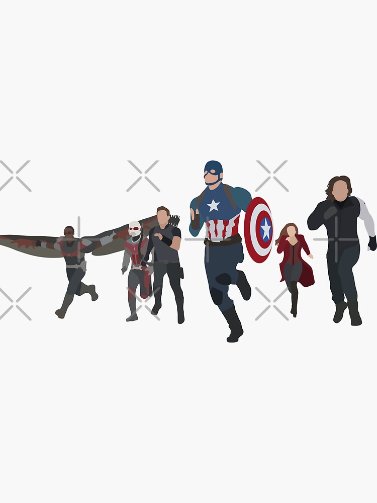 "cap’s team" Sticker for Sale by designsbysara58 | Redbubble