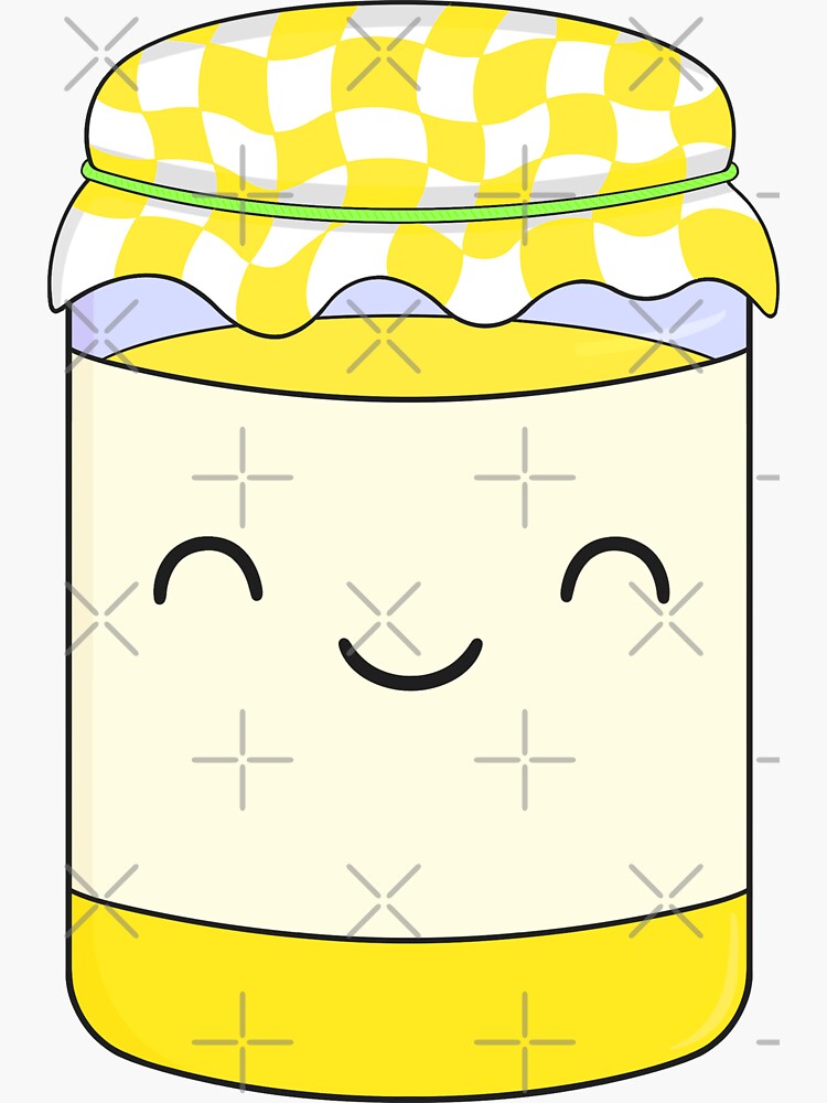 "Cute Lemon Curd" Sticker for Sale by BaconPancakes21 | Redbubble