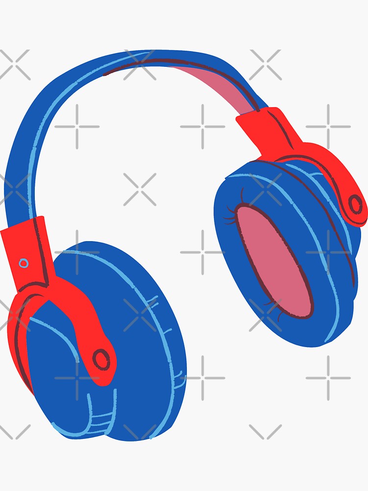 "Dope headphones " Sticker for Sale by JoySpark | Redbubble