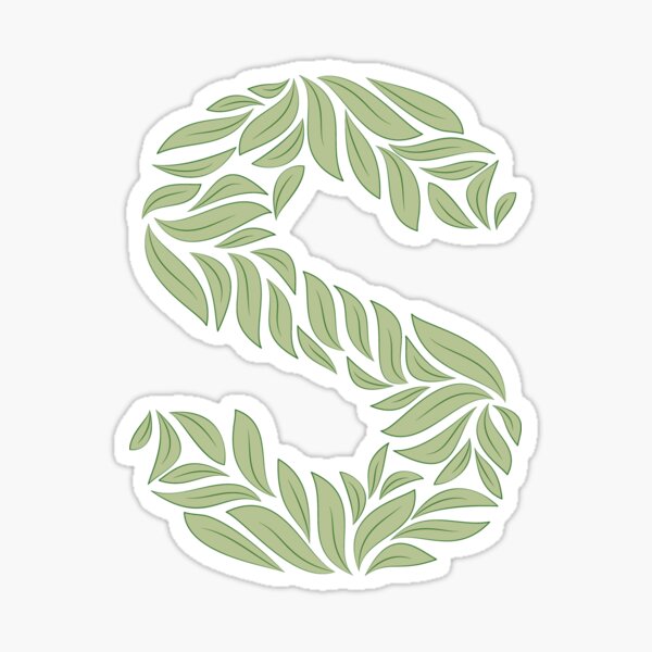 "Letter S" Sticker for Sale by NeteDesign | Redbubble