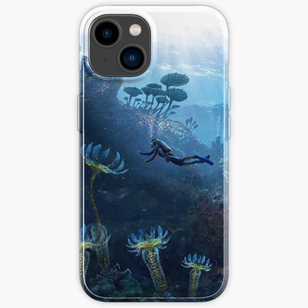 "Subnautica Cave Diving Artwork" iPhone Case for Sale by RecordingBlock | Redbubble