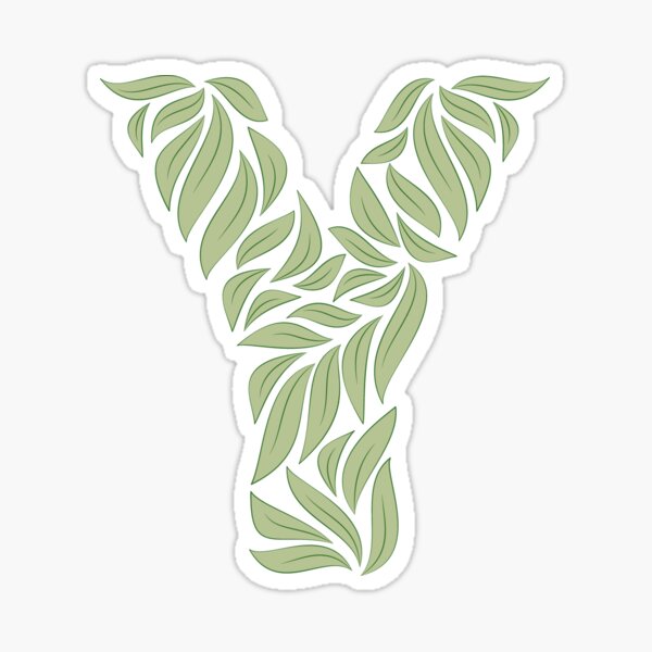 "Letter Y" Sticker for Sale by NeteDesign | Redbubble