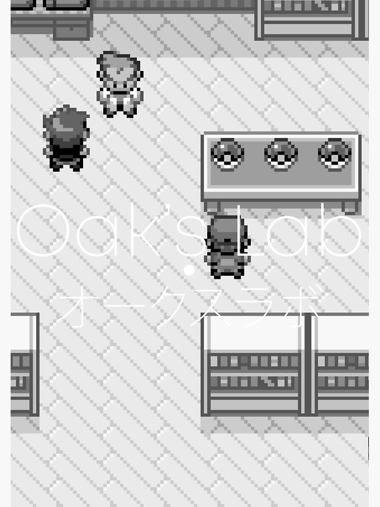 "Oak's Lab" Sticker for Sale by coolestcrab | Redbubble