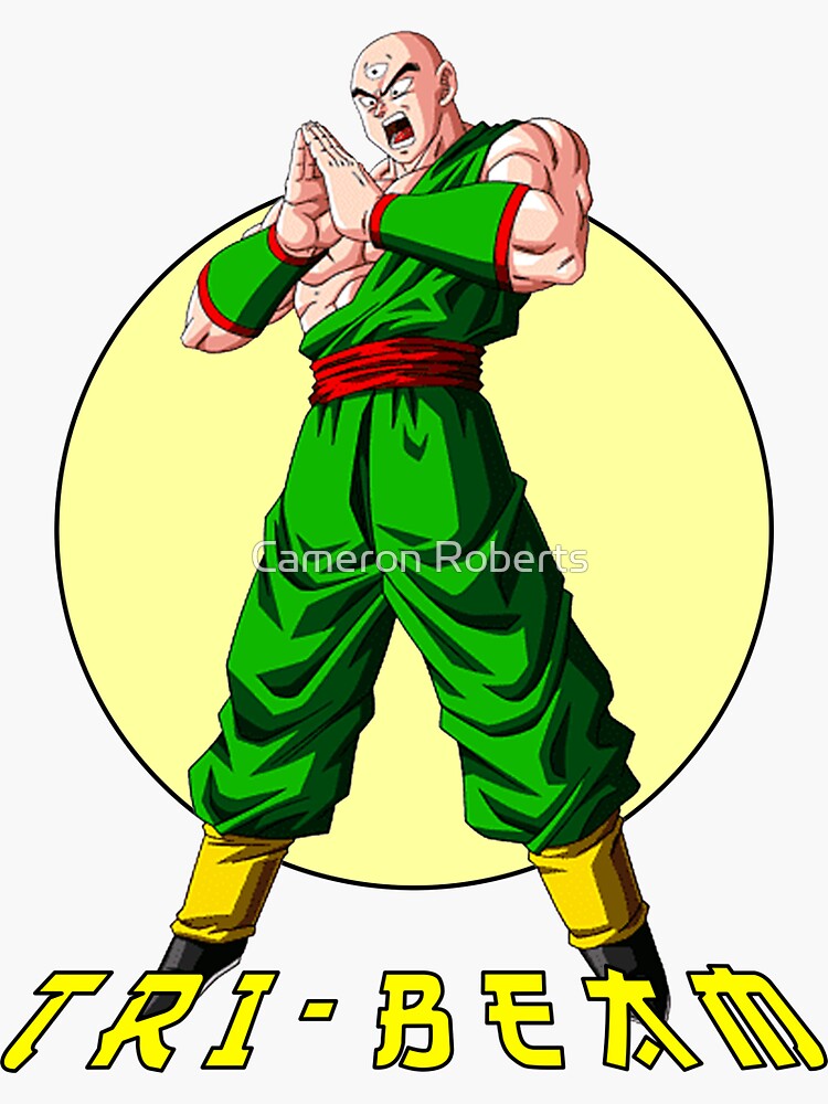 "Tien's Tri-Beam" Sticker by TheBorisJohnson | Redbubble