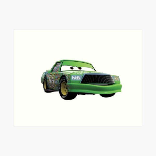 "Chick Hicks Lightning McQueen" Art Print for Sale by TimATony | Redbubble