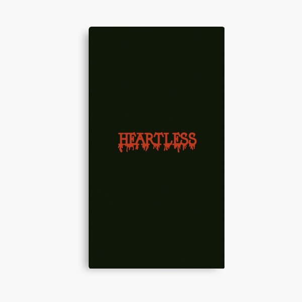 Heartless The Weeknd Canvas Prints | Redbubble