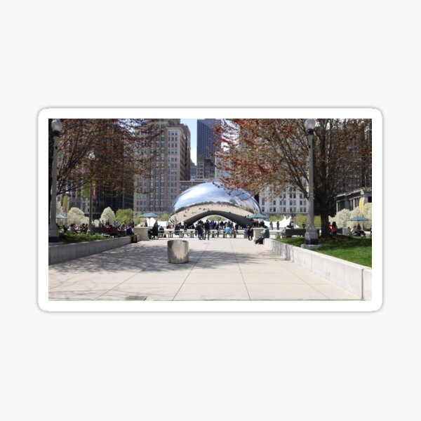 "Chicago Bean" Sticker for Sale by LazyPinkAshe5 | Redbubble
