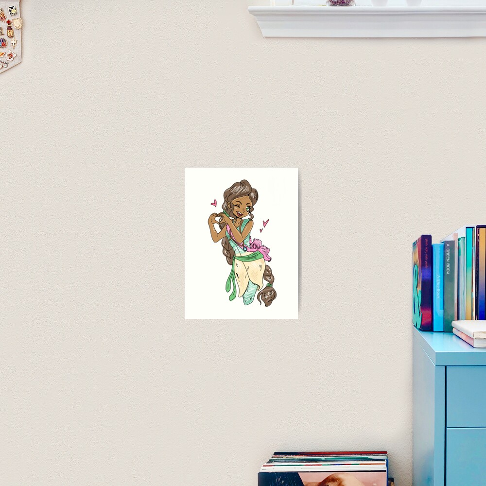 "Dawn Betterman anime style (The Croods 2: A New Age)" Art Print by ...