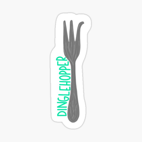 "Dinglehopper" Sticker for Sale by kierascarlett | Redbubble