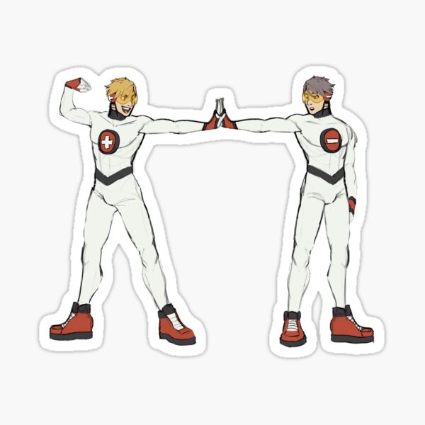 "HAIKYUU x TEEN TITANS (miya twins)" Sticker for Sale by DemySketch ...