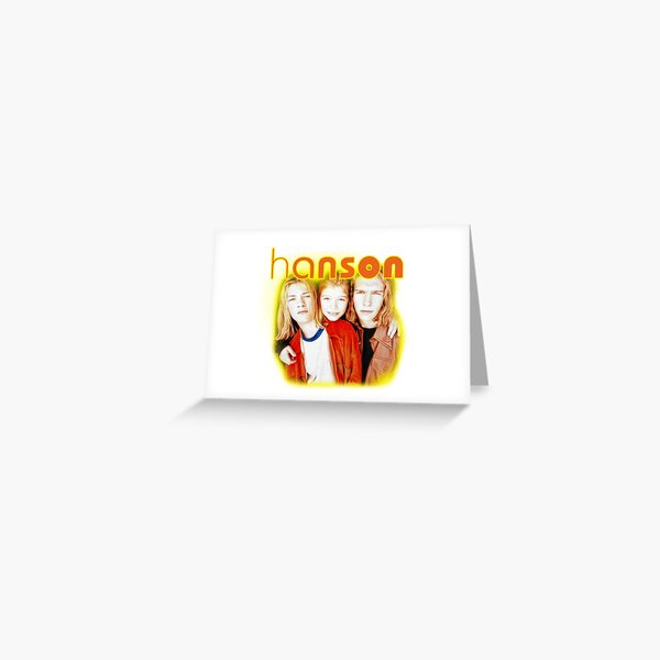 "HANSON" Greeting Card for Sale by eattheworldraw | Redbubble