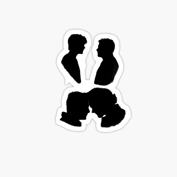 "Sam and Dean Winchester" Sticker for Sale by serotonine-time | Redbubble