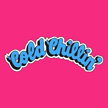 "Cold Chillin Old School Hip Hop" Sticker for Sale by eyepoo | Redbubble