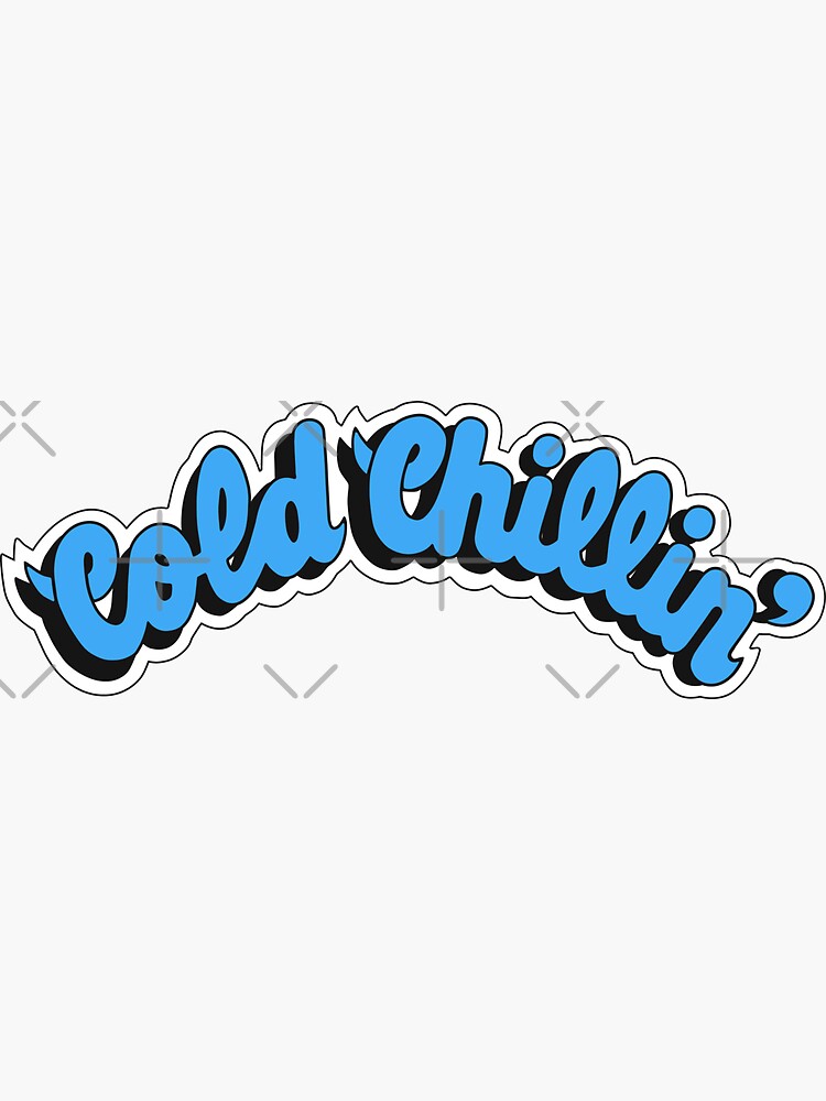 "Cold Chillin Old School Hip Hop" Sticker for Sale by eyepoo | Redbubble