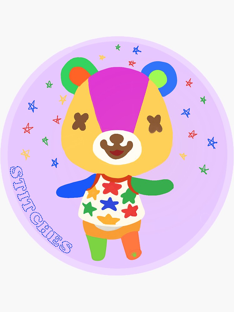 "stitches acnh" Sticker for Sale by josiejanssen | Redbubble