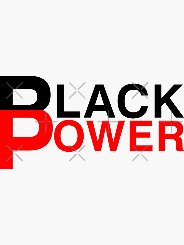 "BLACK HISTORY MONTH FACTS,BLACK POWER" Sticker by Shadi-Khattab ...