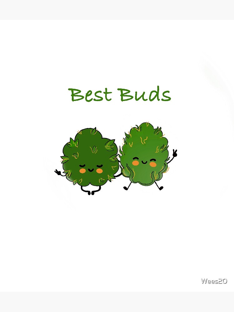 "Best Buds" Sticker by Wees20 | Redbubble