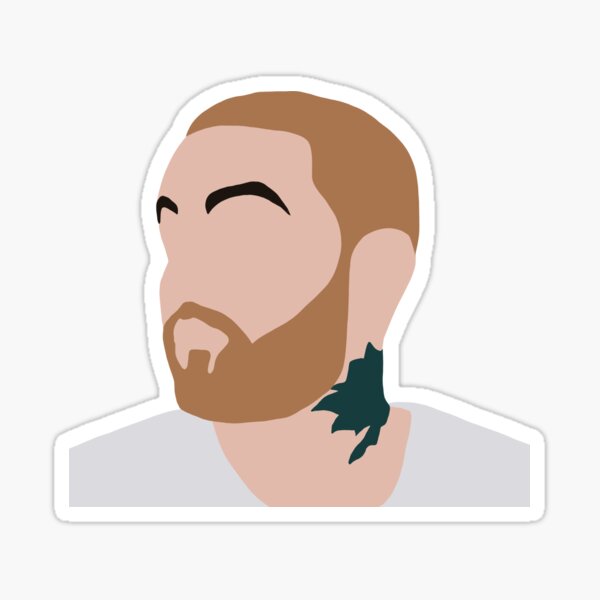 "Mac Miller" Sticker by Magsfont | Redbubble