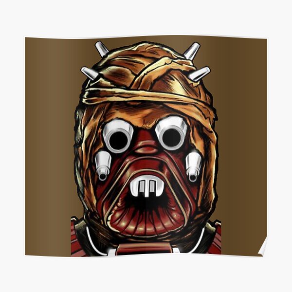 "Tusken Raider - cartoon" Poster for Sale by CakeEaterDesign | Redbubble