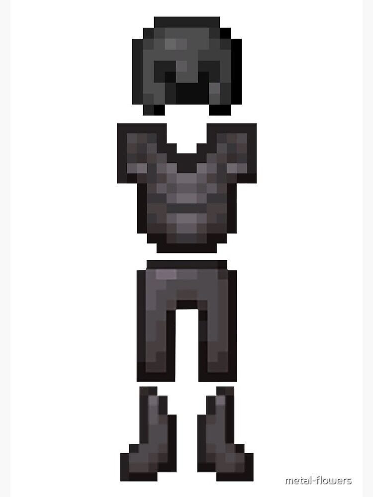 "Netherite Armor Full Set" Spiral Notebook for Sale by metal-flowers ...