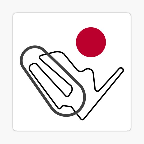 "Twin Ring Motegi [flag]" Sticker for Sale by sednoid | Redbubble