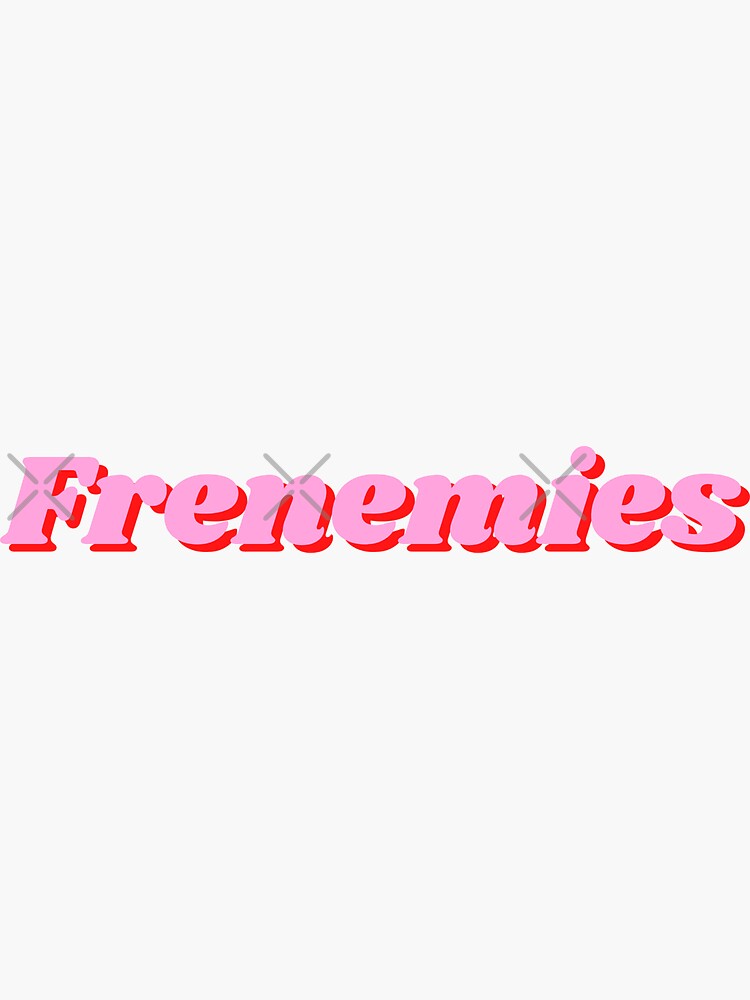 "Frenemies" Sticker for Sale by tokkidragon | Redbubble