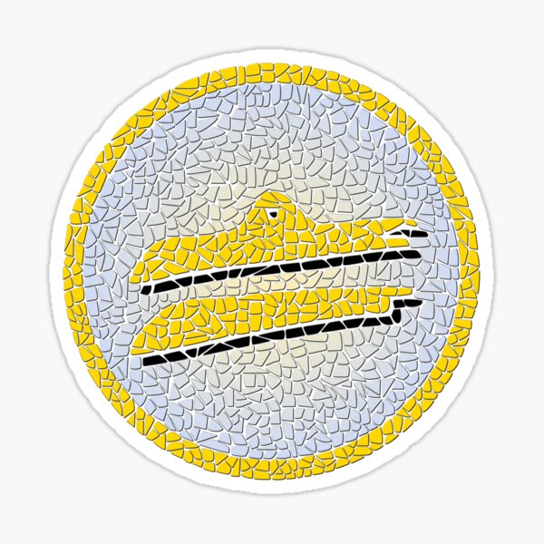 "Astrological Symbol Libra in Circular Mosaic Effect" Sticker by ...