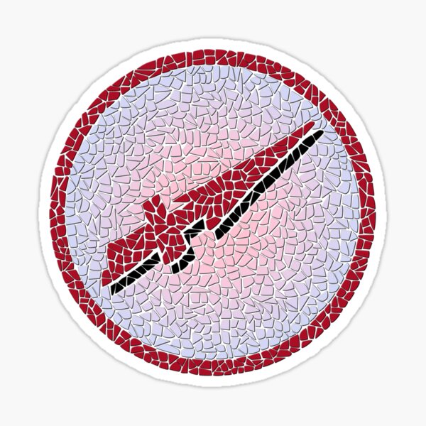 "Astrological Symbol Sagittarius in Circular Mosaic Effect" Sticker for ...