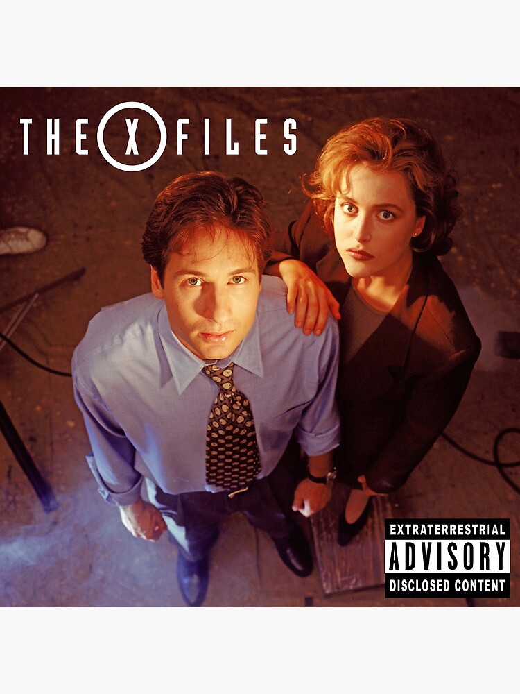 "THE X-FILES Album Cover" Poster for Sale by RodHeck | Redbubble