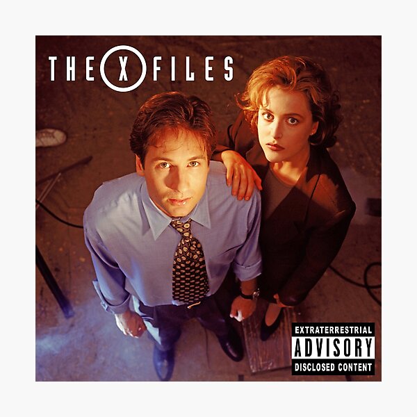 "THE X-FILES Album Cover" Photographic Print by RodHeck | Redbubble