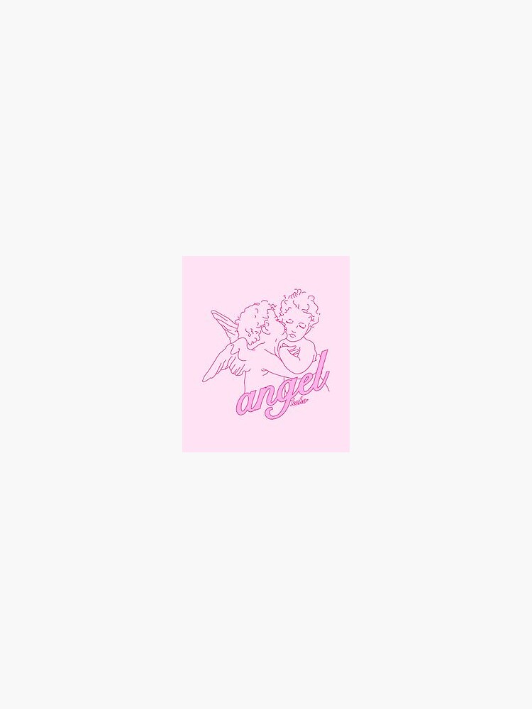 "pink angels" Sticker by ssustickers | Redbubble