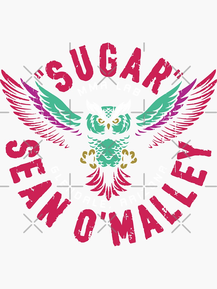"Sugar Sean O'Malley" Sticker for Sale by ranandaari | Redbubble