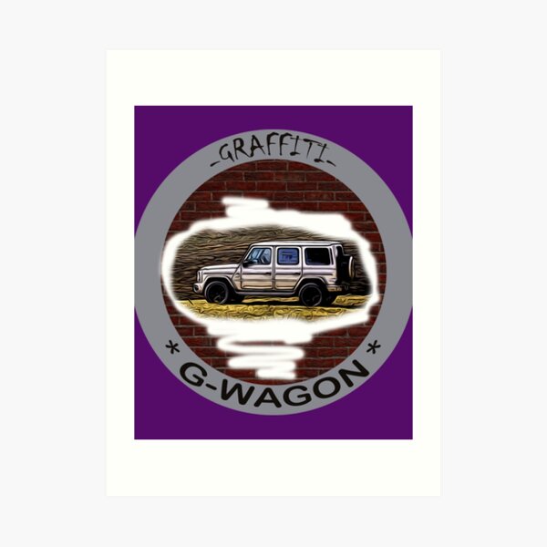 "Mercedes G Wagen Graffiti Mercedes G wagon - graffiti" Art Print by ...