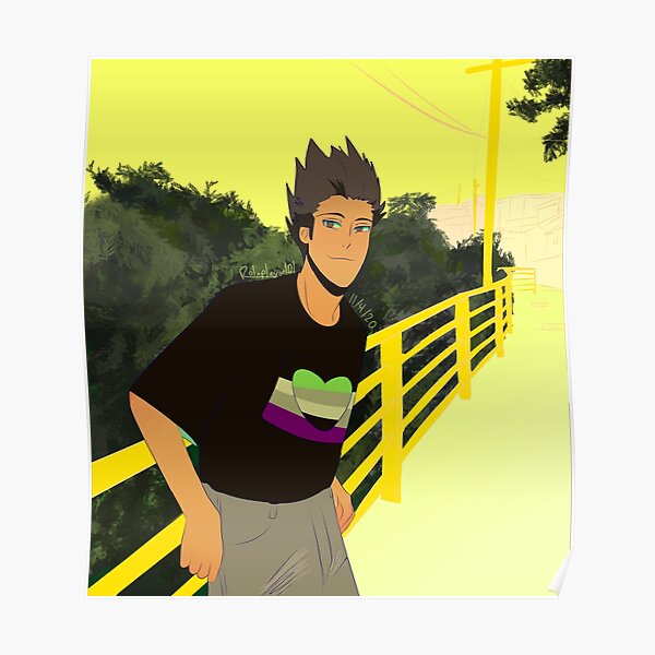 "Aroace anime boy" Poster by Rolaplayor101 | Redbubble