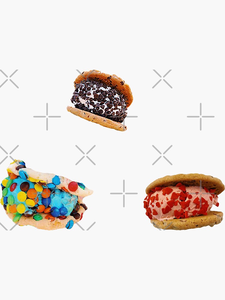 "Ice Cream Sandwich Sticker pack Homemade photo" Sticker for Sale by ...