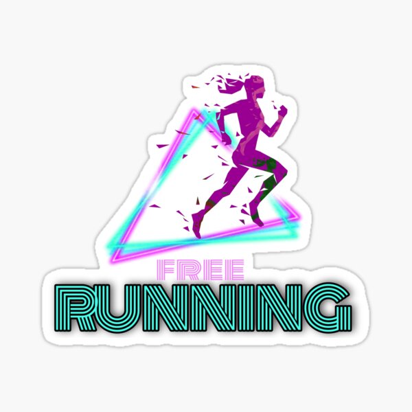 "Running is free trending quote" Sticker for Sale by Memetrending ...