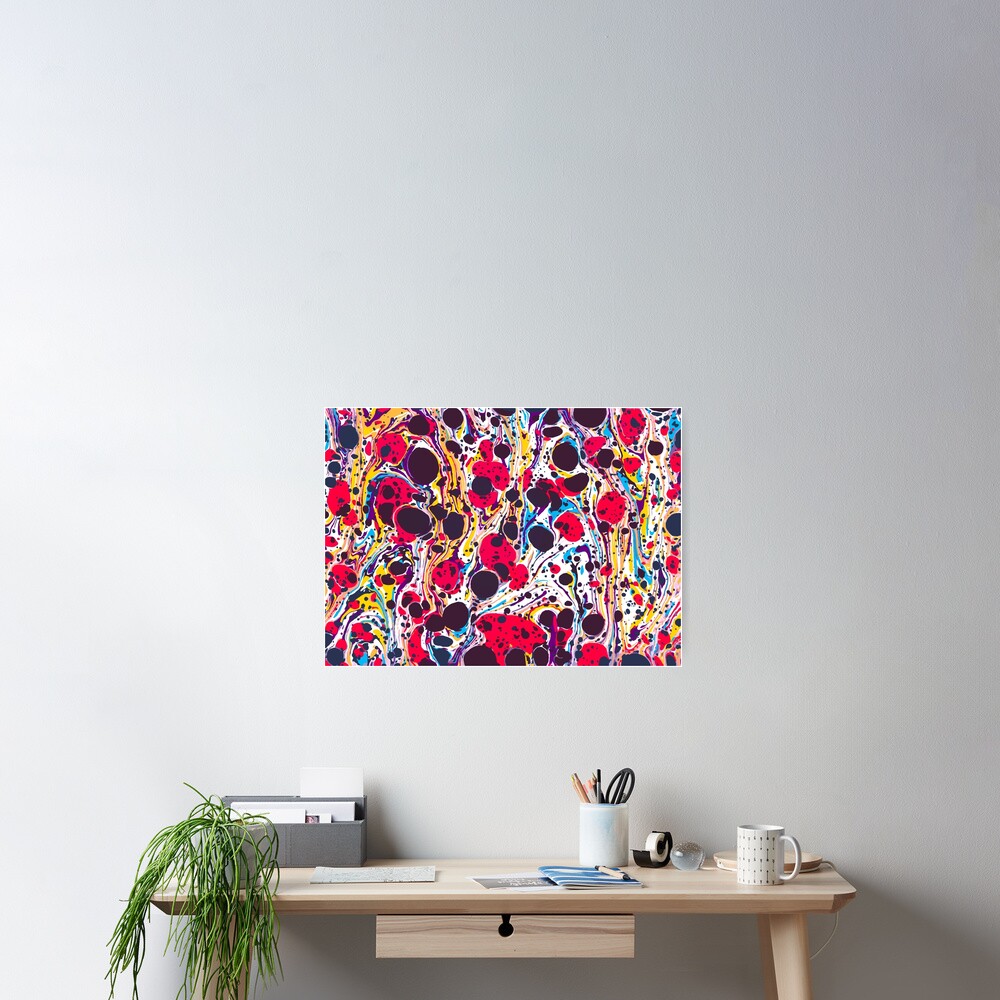 "Psychedelic Vintage Marbled Paper Pepe Psyche" Poster by voodoopsy ...