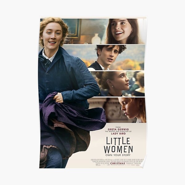 "LITTLE WOMEN MOVIE" Poster for Sale by reynoldsjohn74 | Redbubble