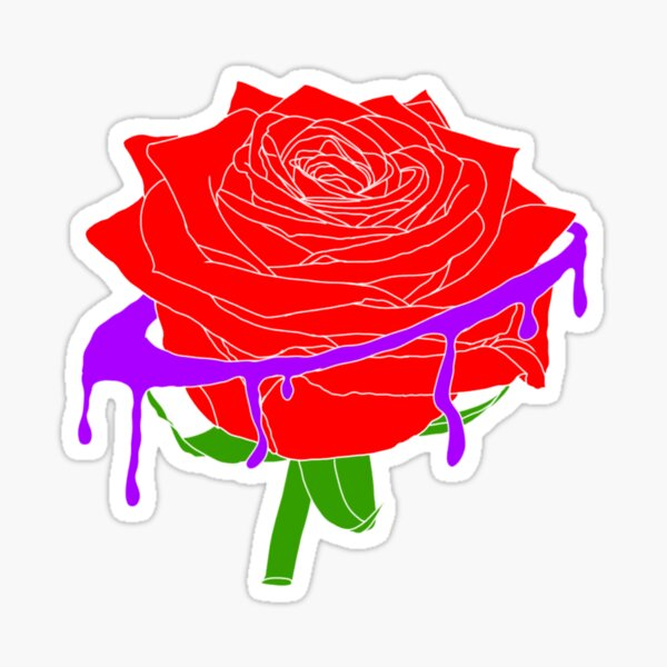 "saturn rose" Sticker for Sale by mysteriosupafan | Redbubble