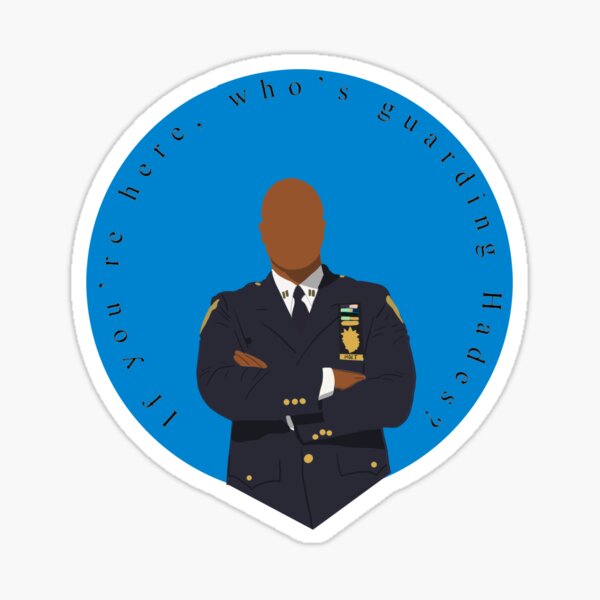 "Captain Holt-Everything is Garbage" Sticker by TheTwinBorn | Redbubble